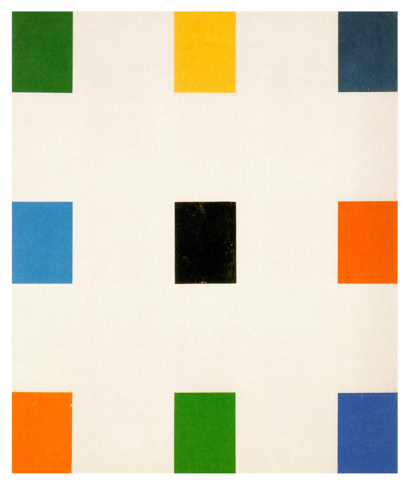 Nine Colors on White I